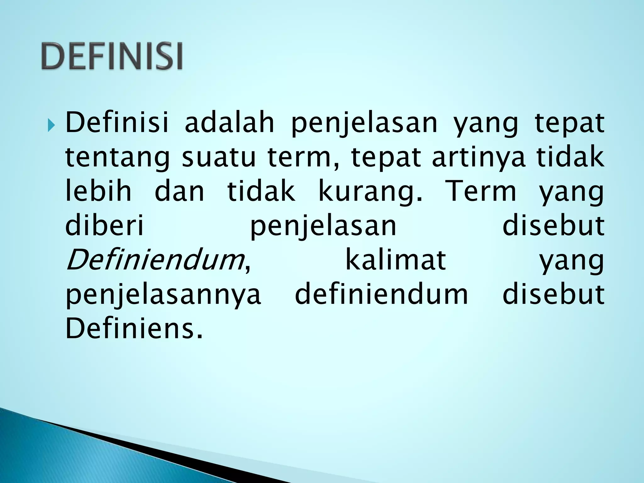 Konsep, term dan definisi | PPTX