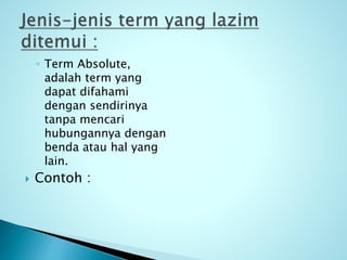 Konsep, term dan definisi | PPTX