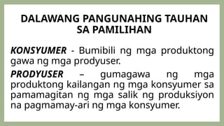 KONSEPTO AT ESTRUKTURA NG PAMILIHAN.pptx