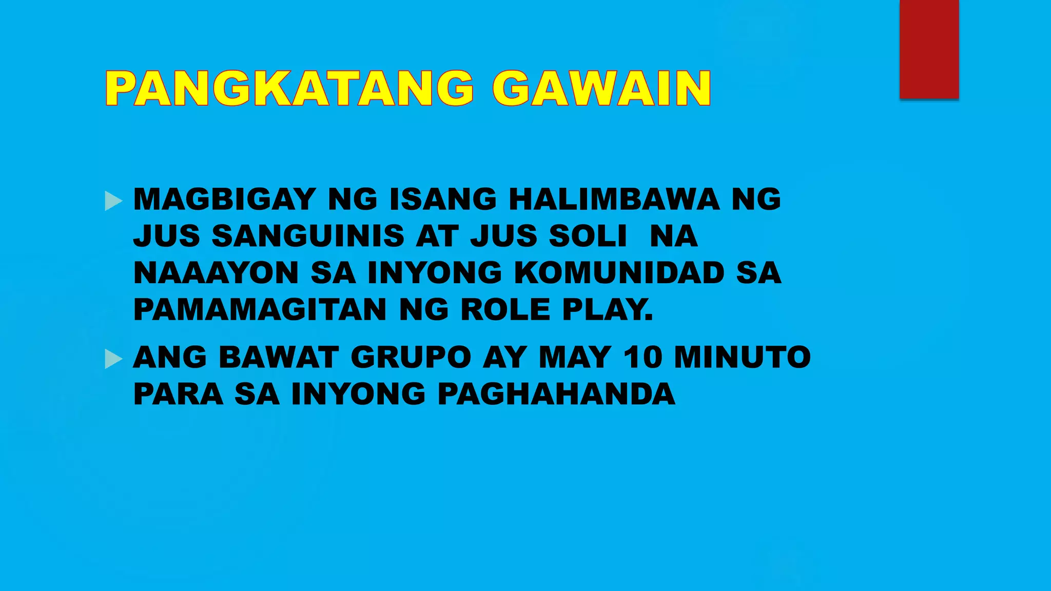 Konsepto at katuturan ng pagkamamamayan (citizenship) | PPTX