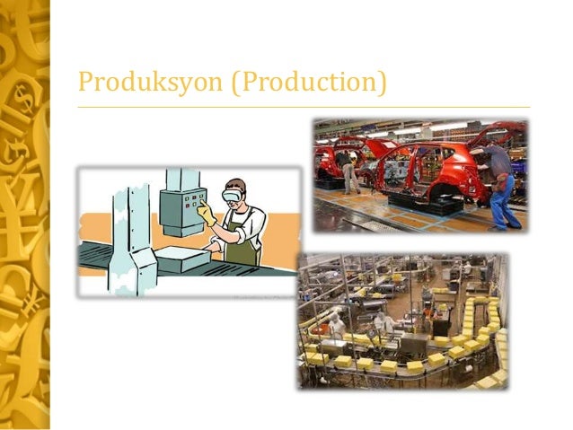 Konsepto at mga salik ng produksyon