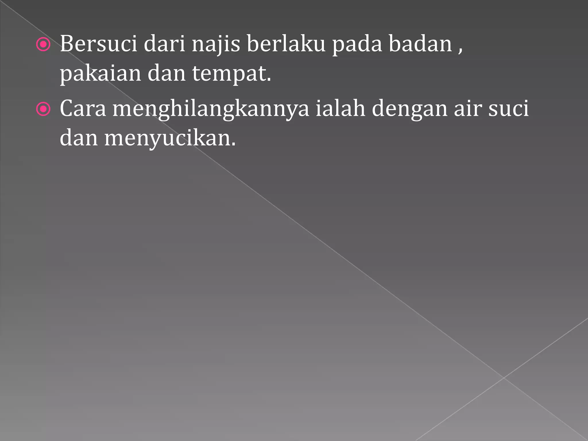 Konsep toharah | PPTX