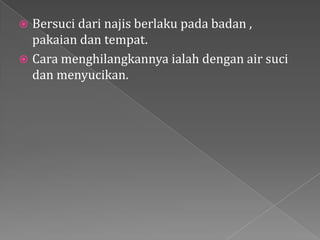 Konsep toharah | PPTX