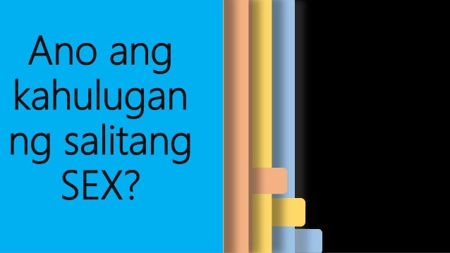Konsepto Ng Gender At Sex