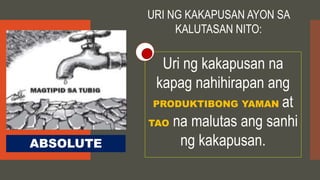 Aralin 2 - Konsepto ng kakapusan | PPTX