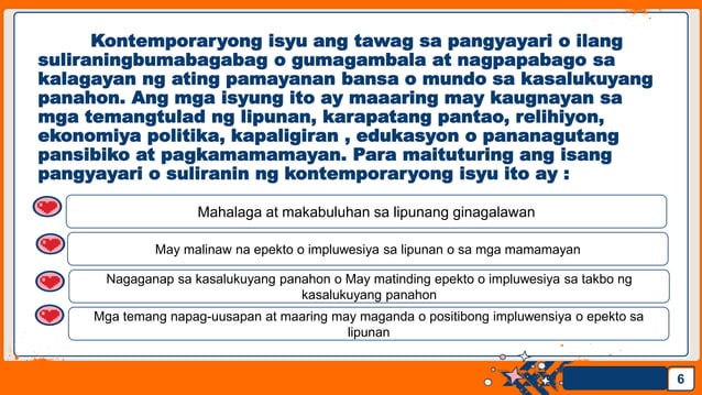 Konsepto ng kontemporaryong isyu | PPTX