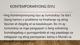 Konsepto ng Kontemporaryong Isyu.pptx