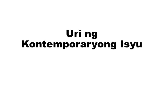 AP-10-Konsepto ng Kontemporaryong Isyu.pptx