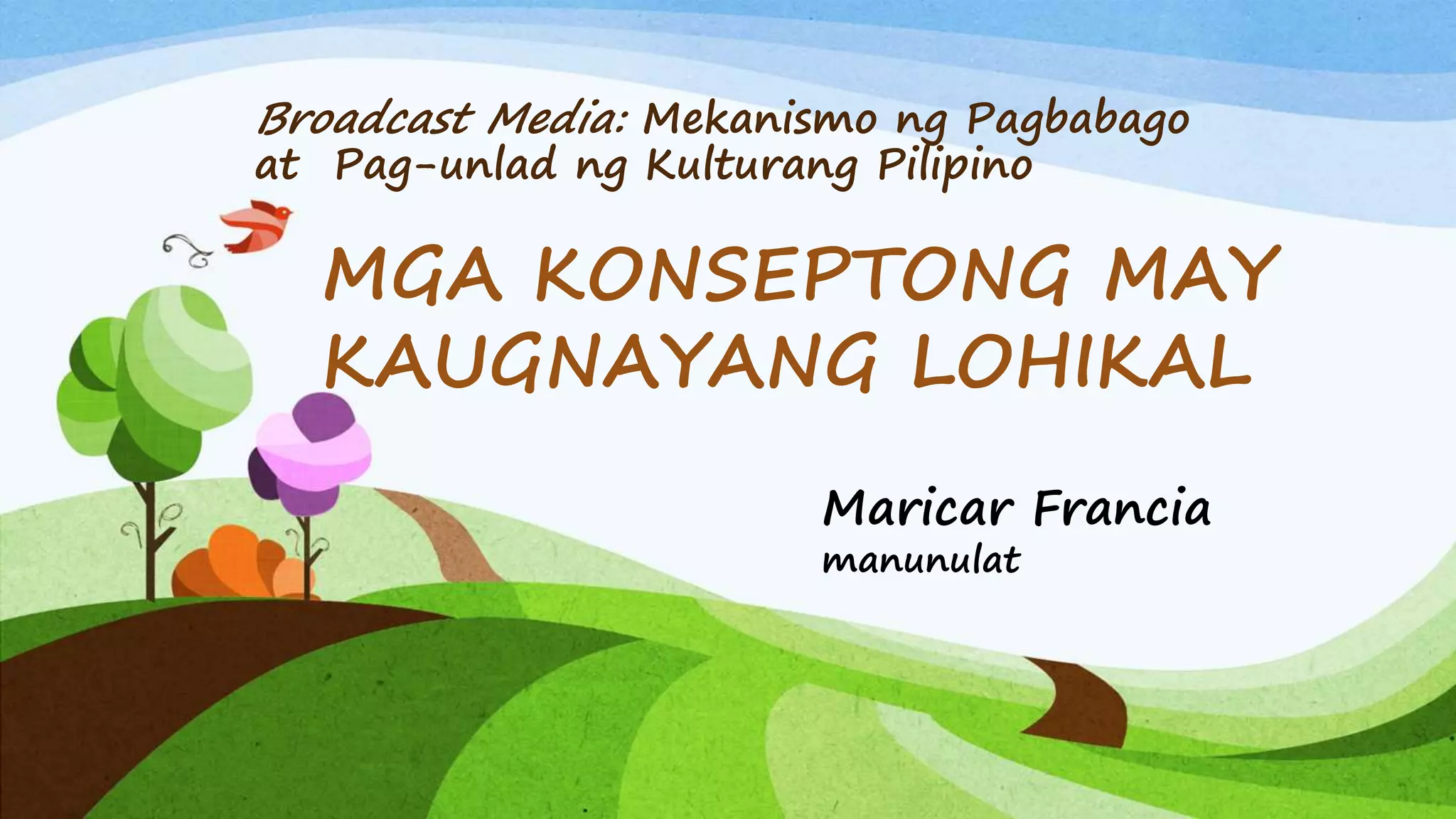 Konseptong may kaugnayang lohikal | PPTX