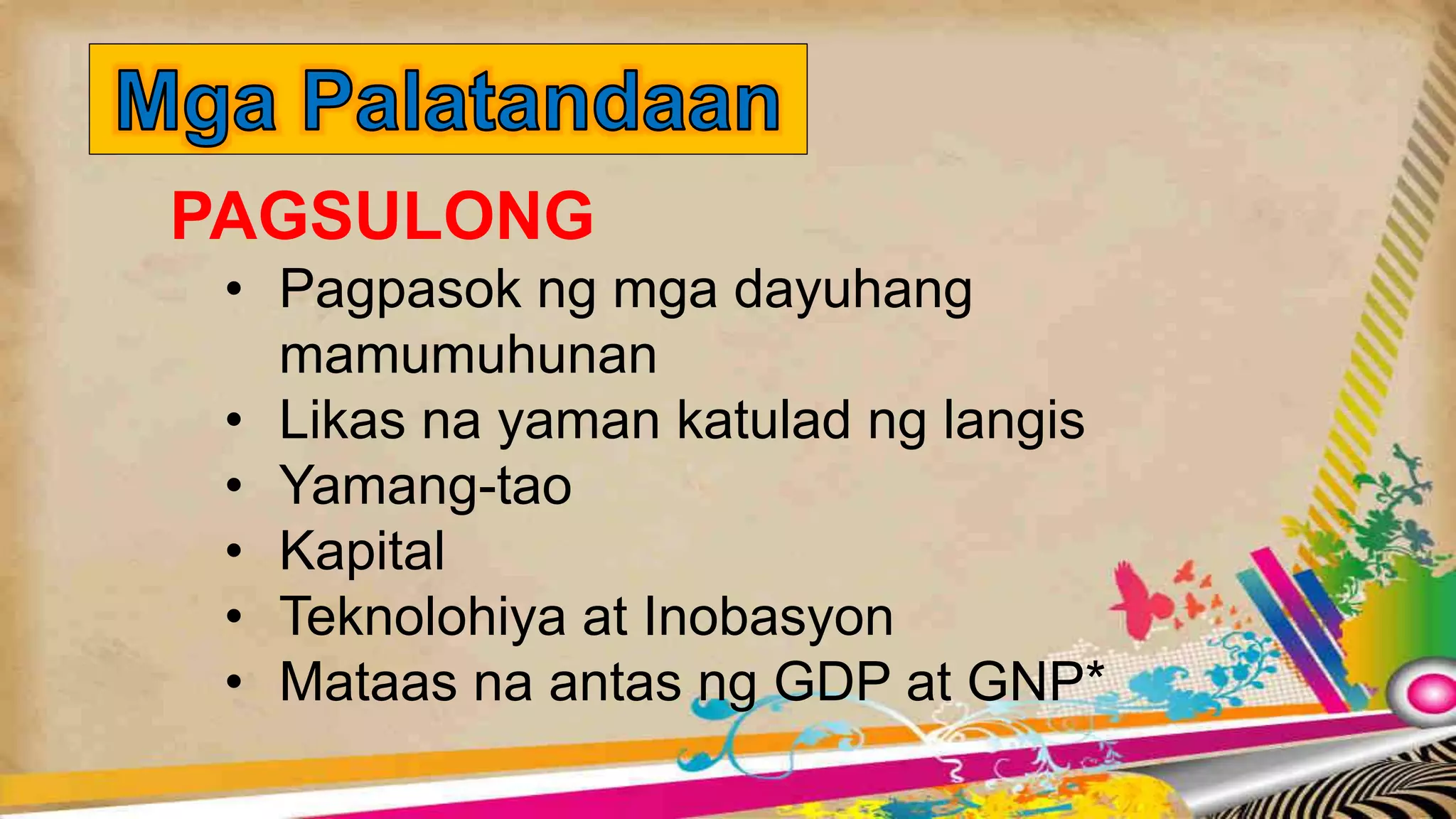 KONSEPTO NG PAG-UNLAD | PPTX