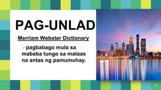 Konsepto ng pag unlad | PPTX