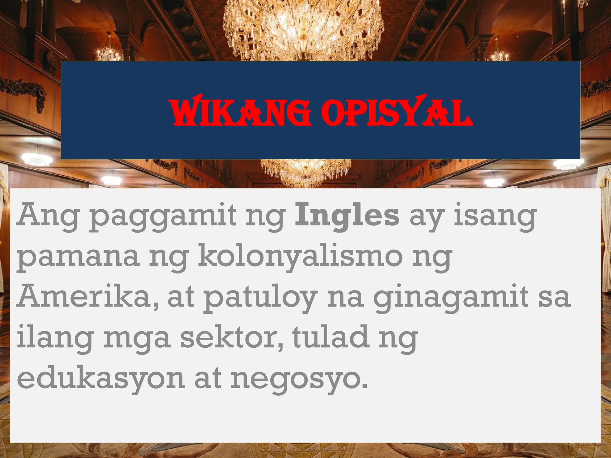 Konseptong Pangwika [Wikang Pambansa, Wikang Opisyal.pptx