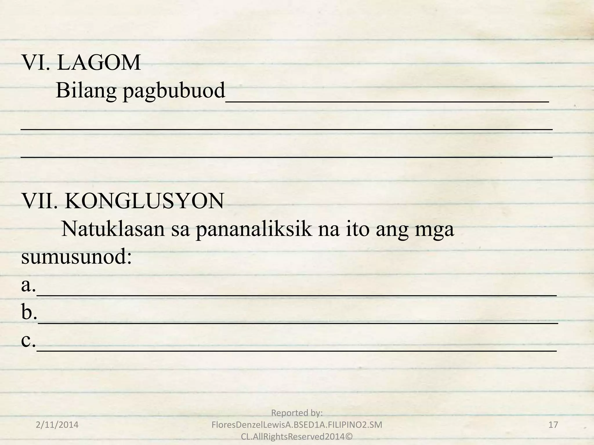 Konseptong papel. filipino | PPTX