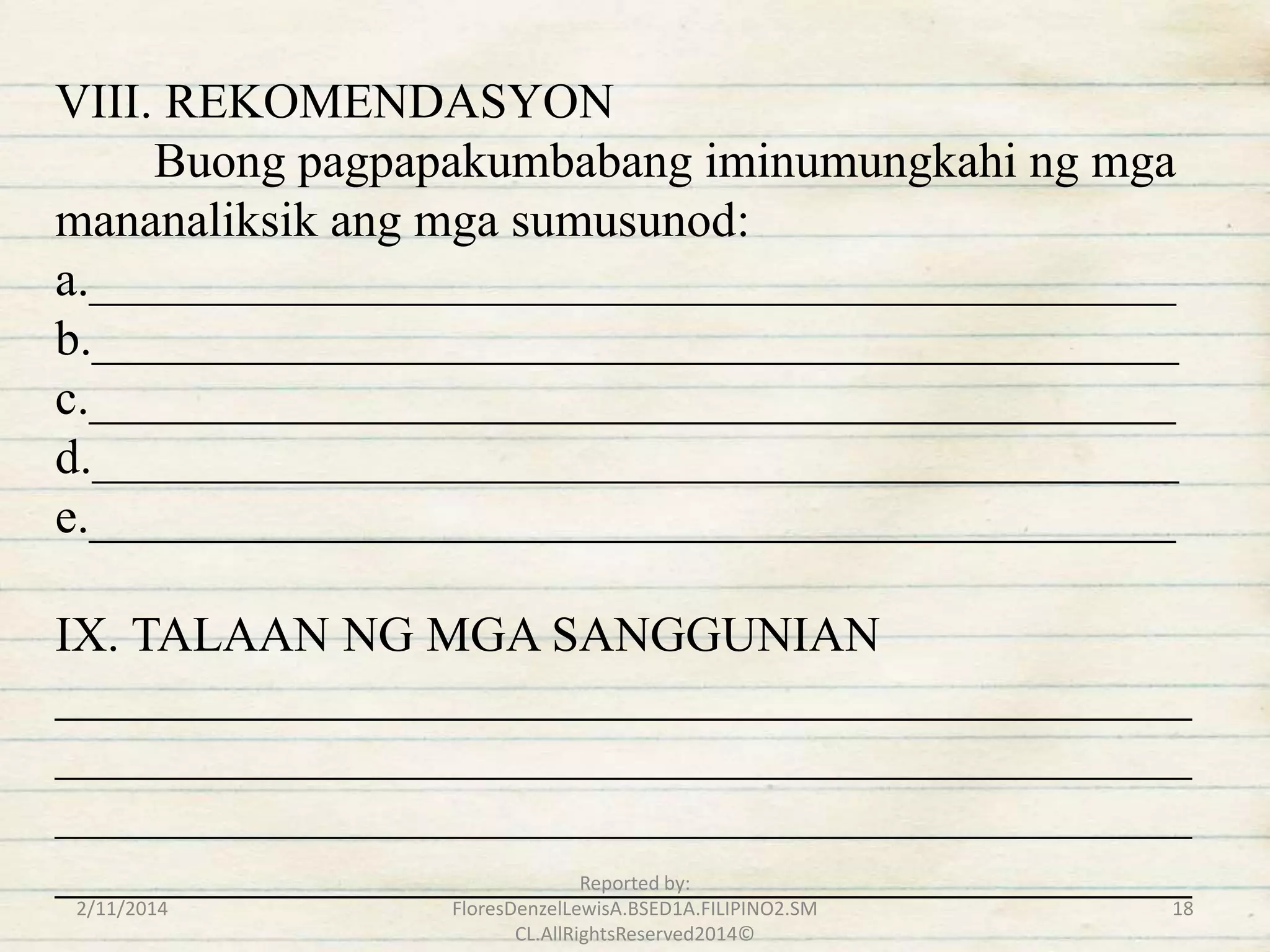 Konseptong papel. filipino | PPTX