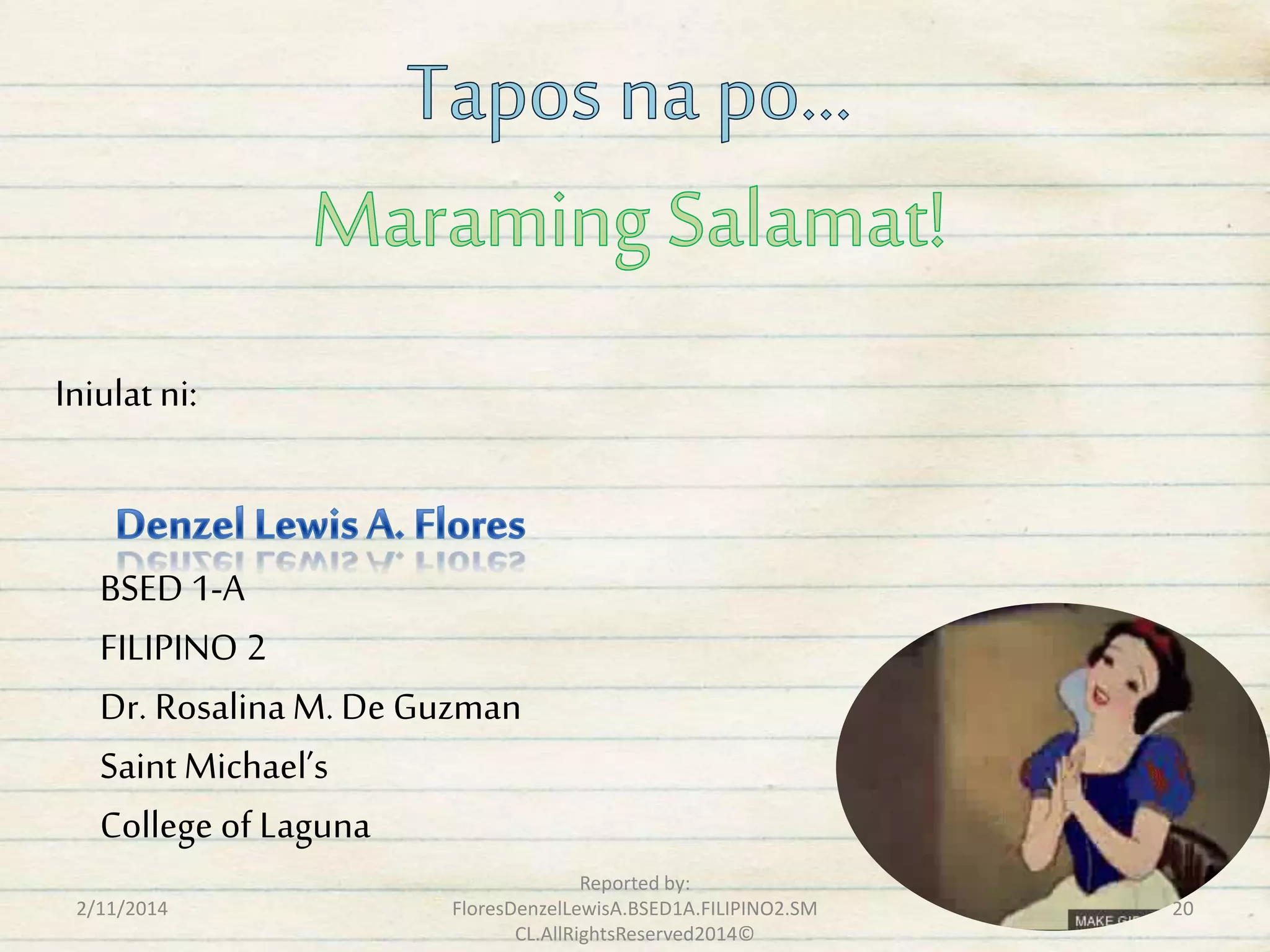 Konseptong papel. filipino | PPTX