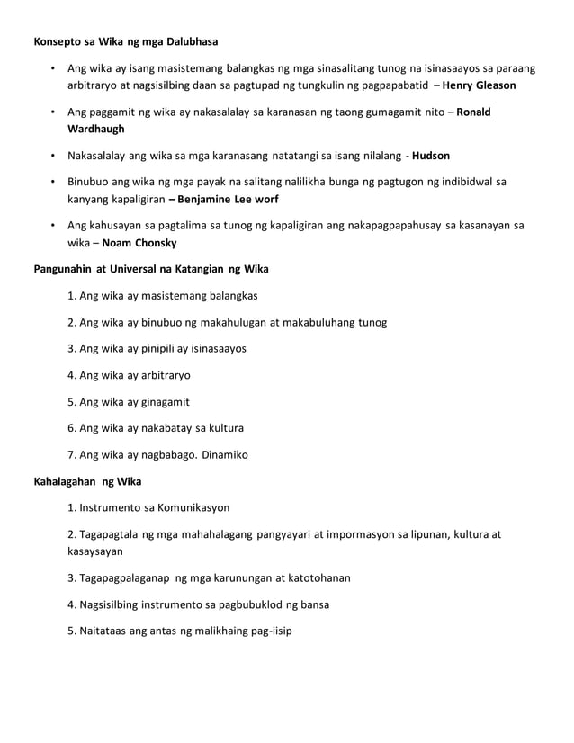 Konsepto sa wika ng mga dalubhasa | DOCX