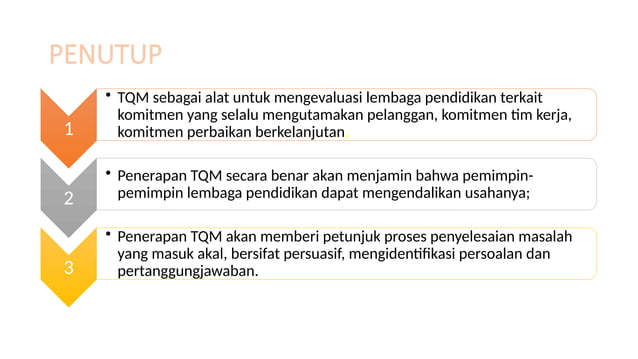 Konsep TQM dalam Evaluasi Kelembagaan Pendidikan Islam.pptx