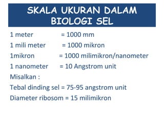 Konsep umum biologi sel | PPT