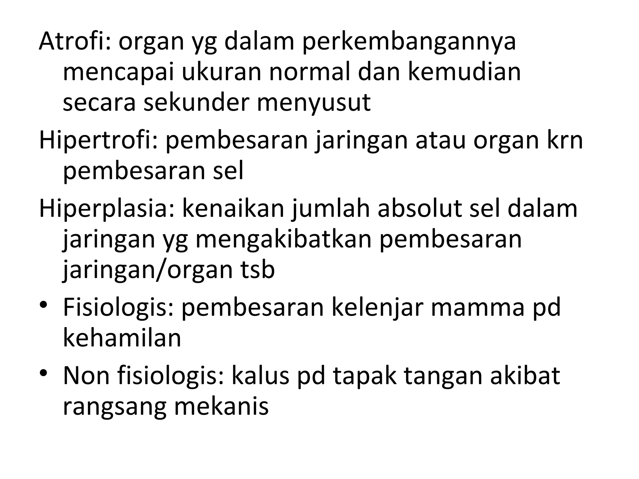 Konsep umum penyakit, neoplasia, dan infeksi | PPT