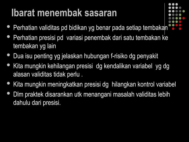 KONSEP UMUM VALIDITAS POWER POINT OKEEEE | PPT
