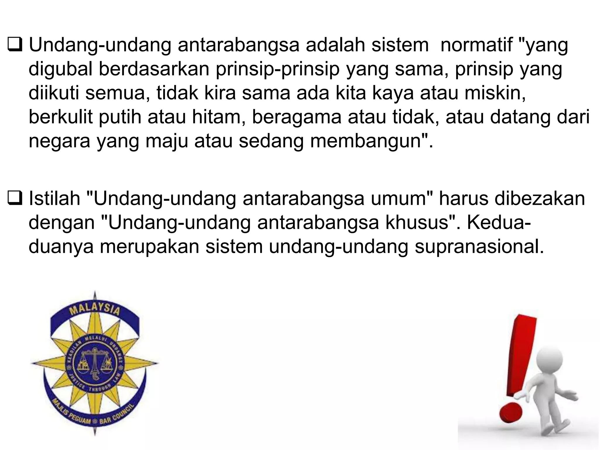 Konsep undang undang antarabangsa - amir | PPTX