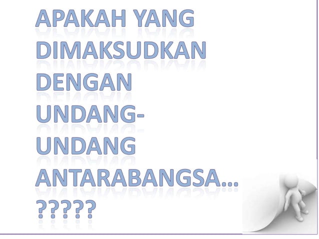 Konsep undang undang antarabangsa - amir | PPTX