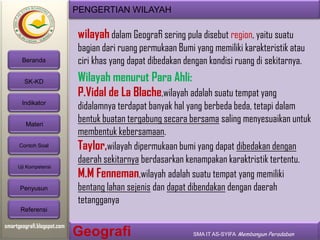 Konsep wilayah | PPTX