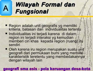 Konsep wilayah dan pertumbuhan | PPT
