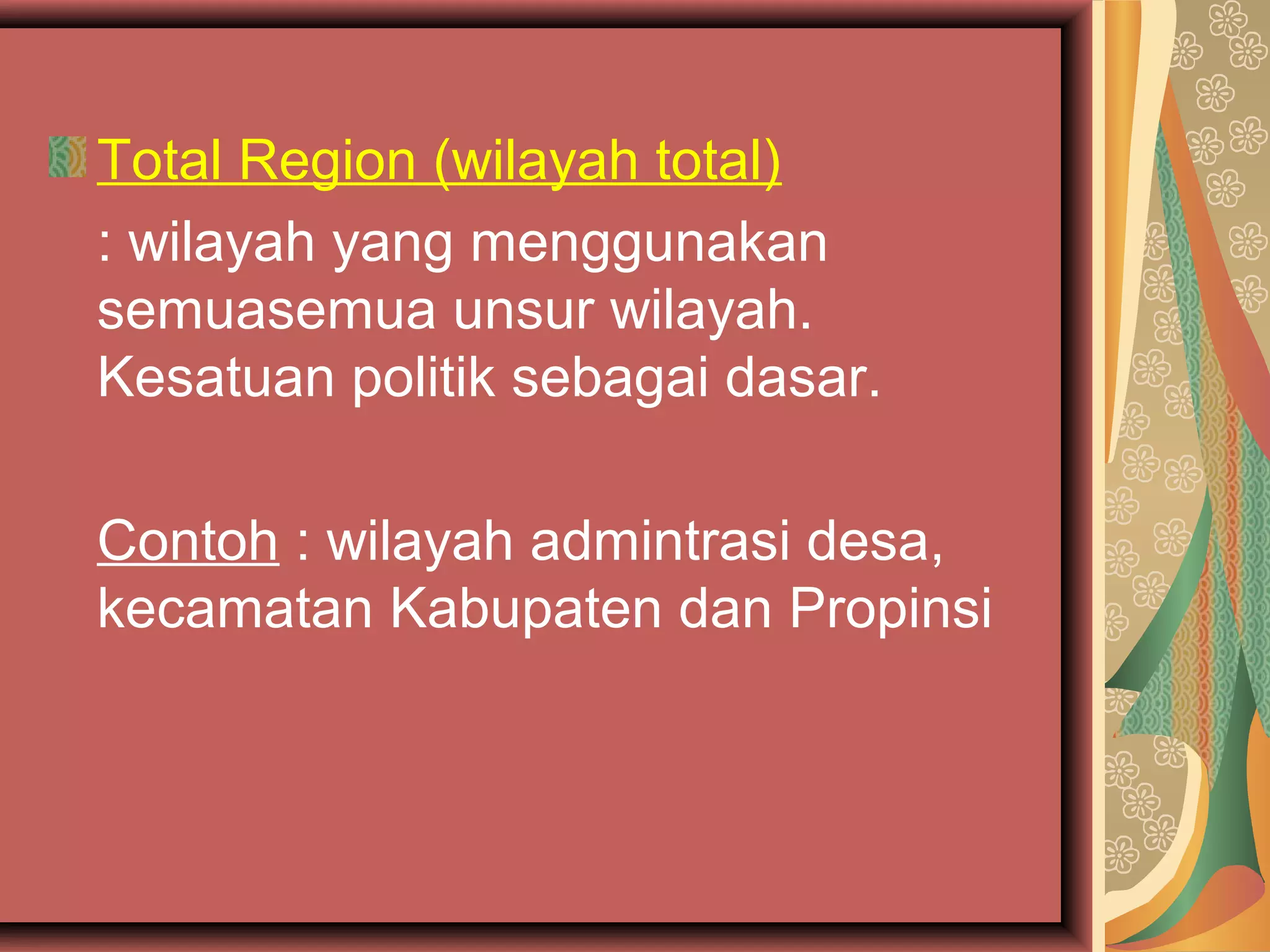 Konsep Wilayah dan Pusat Pertumbuhan | PPT