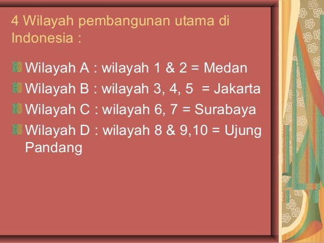 Konsep Wilayah dan Pusat Pertumbuhan