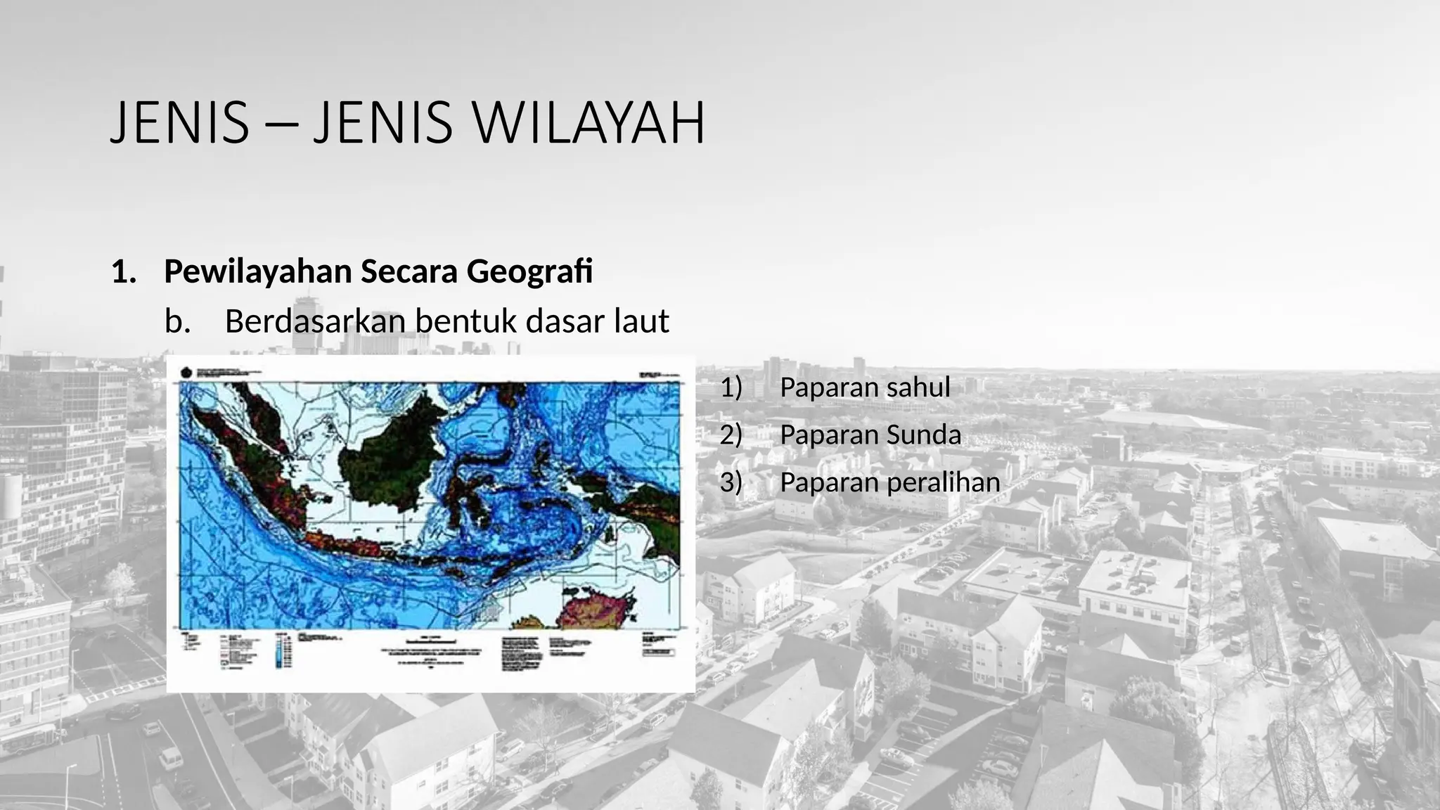 konsep wilayah dan tata ruang dalam sebuah wilayah | PPTX
