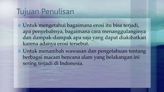 konservasi lahan dampak terjadinya erosi.pptx