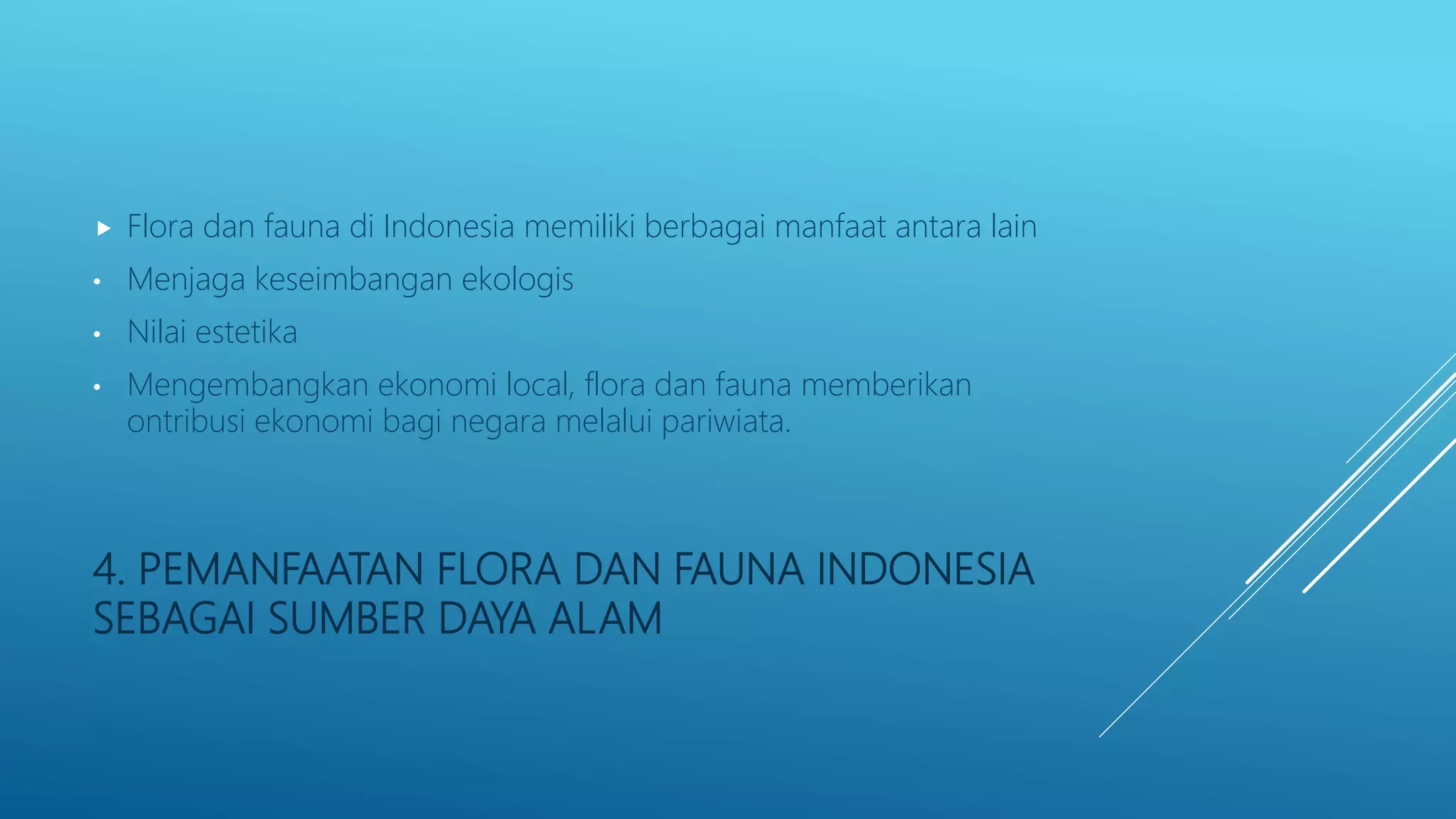 Konservasi, pemanfaatan flora dan fauna di dunia.ppt