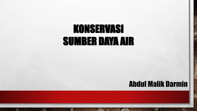 Konservasi SDA.ppt