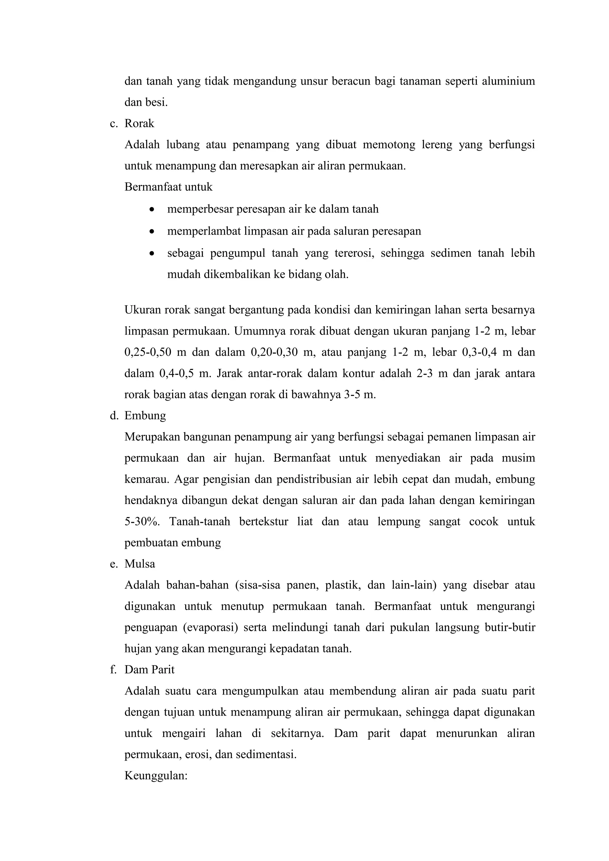 Konservasi tanah dan air | PDF