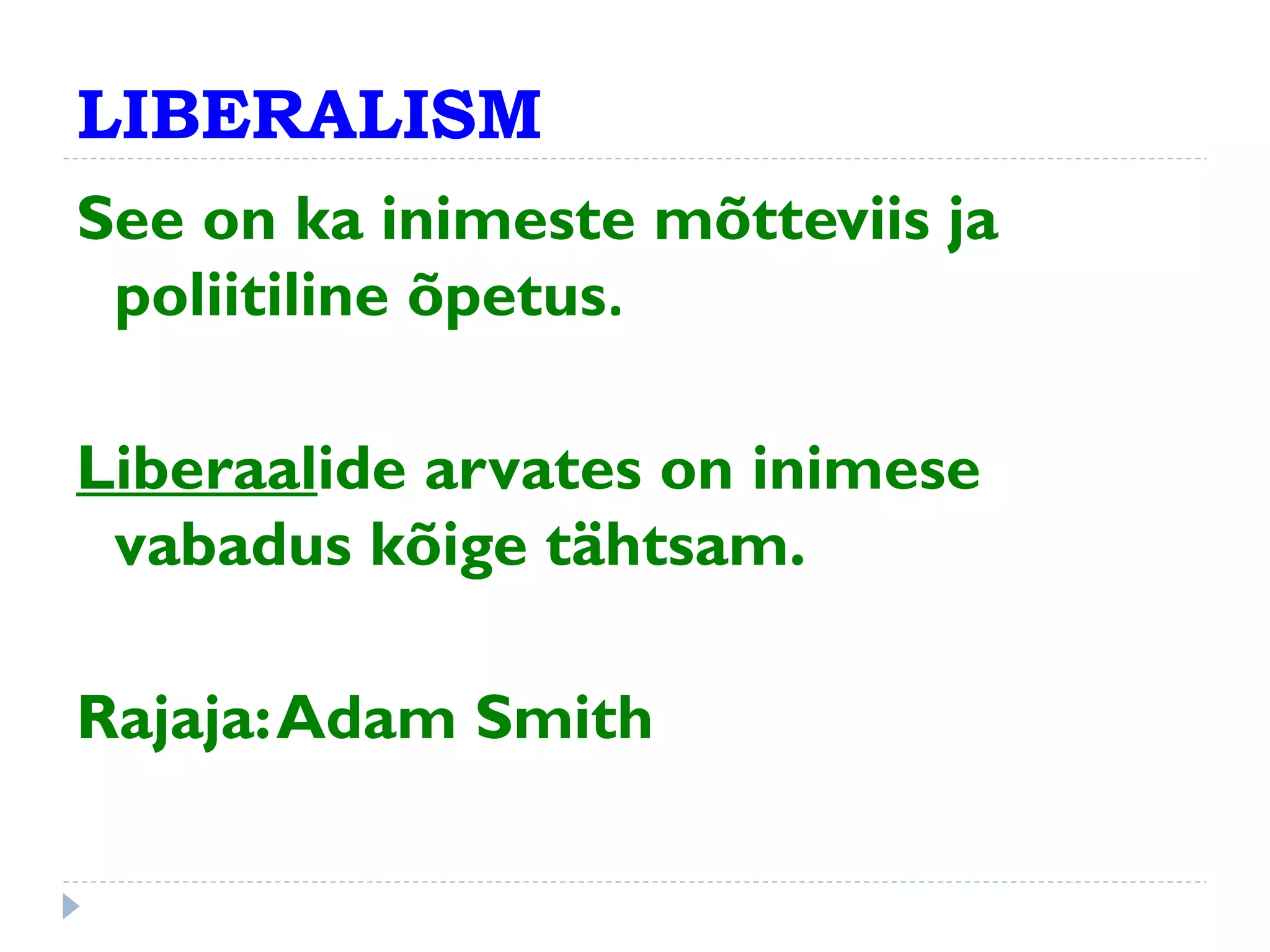 Konservatism. Liberalism | PPT