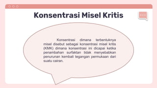 Konsetrasi Misel Kritis & Proses Terbentuknya Misel_ Widya Ramadhani ...