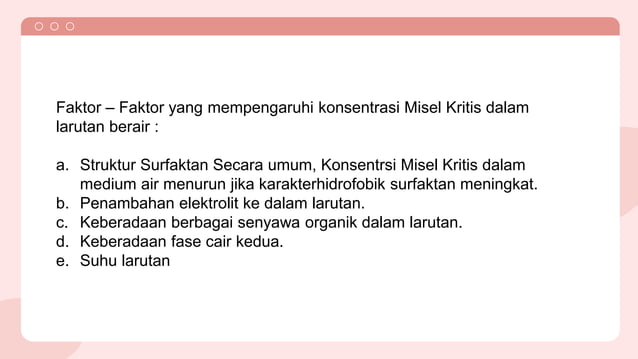 Konsetrasi Misel Kritis & Proses Terbentuknya Misel_ Widya Ramadhani ...