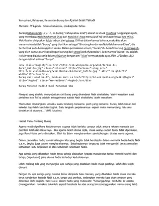 Konspirasi Buraq | DOCX