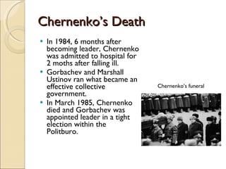 Konstantin chernenko | PPT | Politics