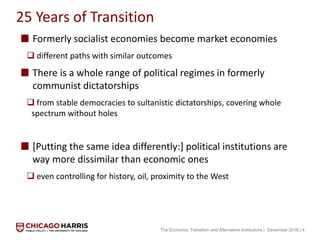 Economic Transition and the Rise of Alternative Institutions | PPT