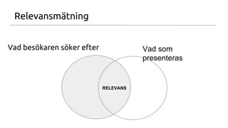 Konsten att kombinera sök och analys | PPT