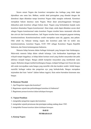 KONSTITUSI DAN NEGARA STIKEA IBNU SINA AJIBARANG | PDF