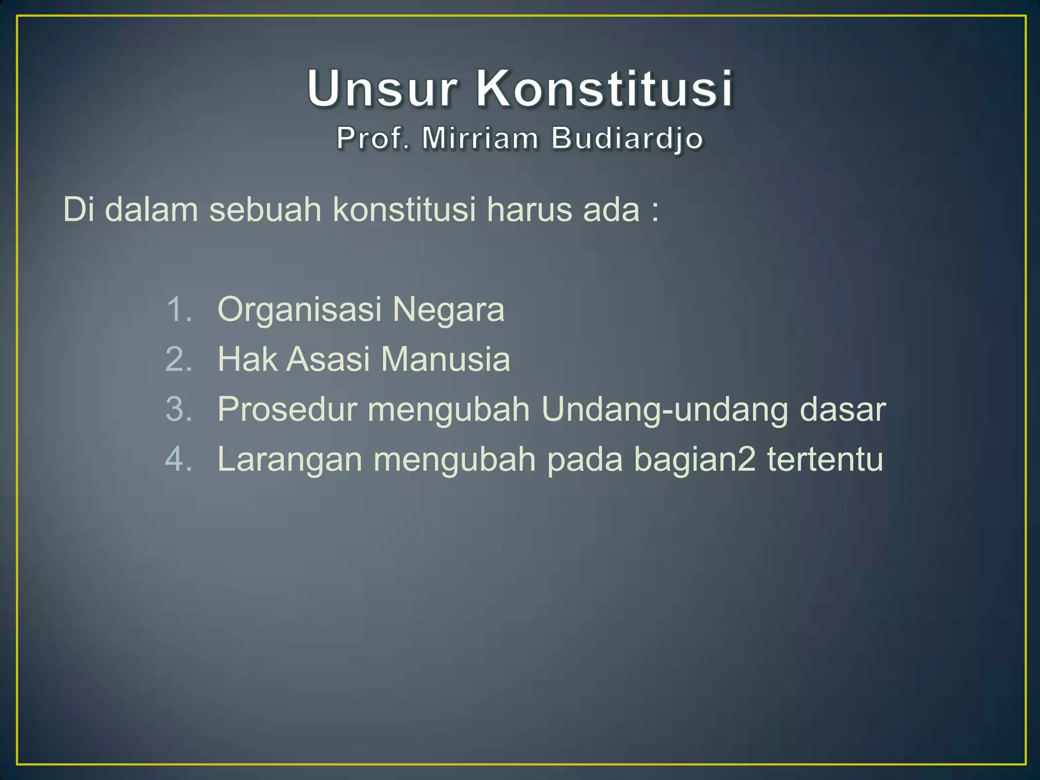 Konstitusi di indonesia | PPTX