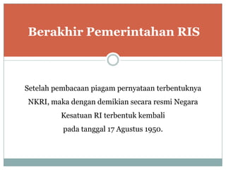 Konstitusi RIS | PPTX