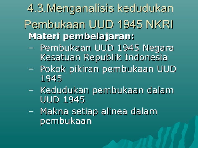 Konstitusi uud 1945 | PPT
