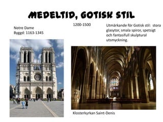 Konst och kulturhistoria | PPT