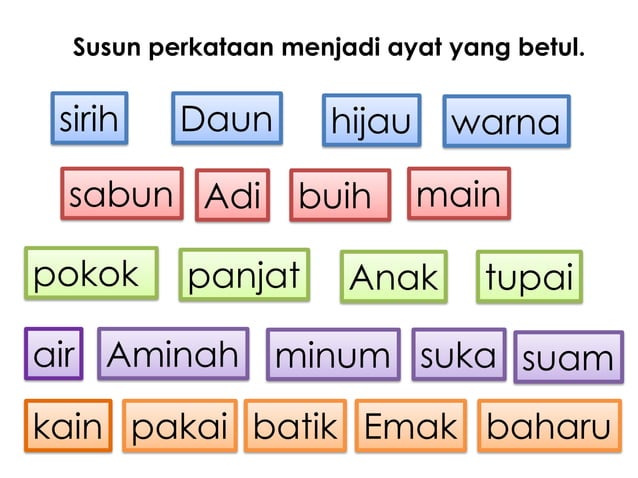 Konstruk 8 + susun perkataan | PDF