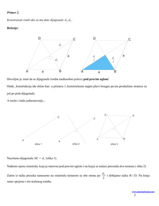 Konstrukcije cetvorouglova | PDF