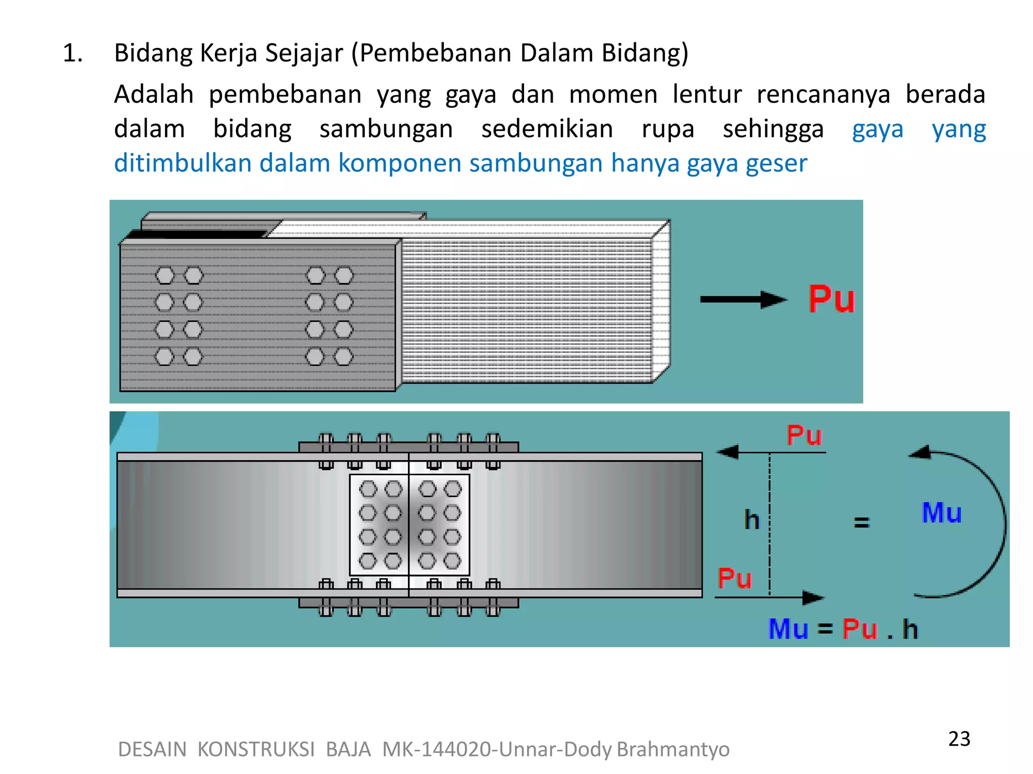 Konstruksi baja-3 sambungan-baut | PDF